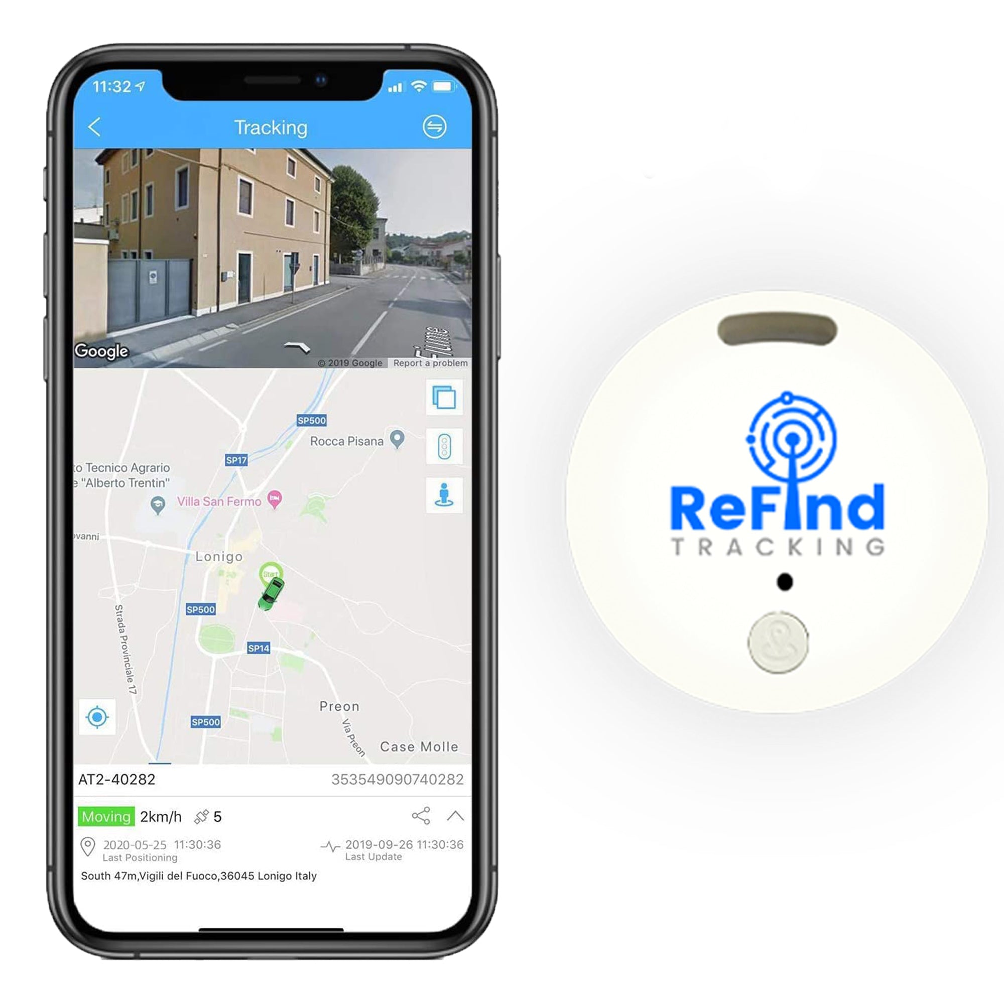 GPS Tracking Device For Vehicle | White R2 Smart Tracker | ReFind