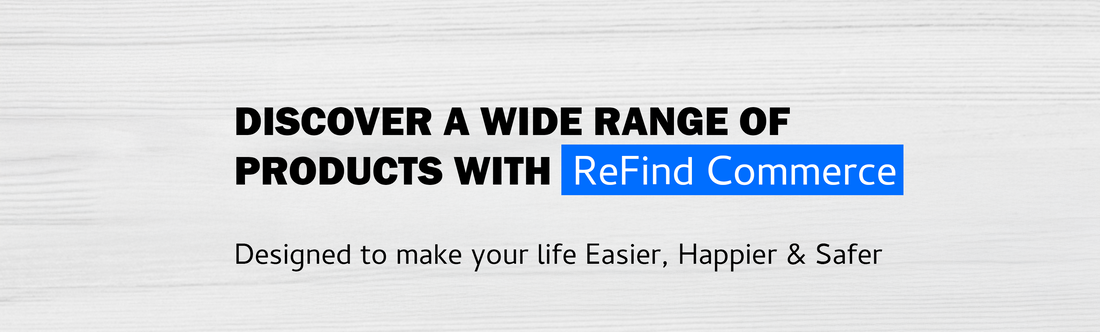 ReFind Commerce | GPS Trackers, Tech Accessories, Home & Office