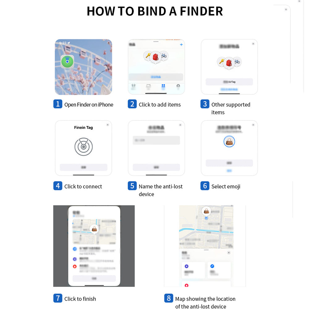 Finein Tracker | Finein Tag IOS | ReFind